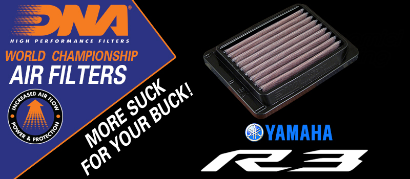 DNA Yamaha R3 Air Filter - race performance and protection | Bay Area ...